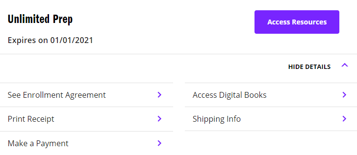 The Unlimited Prep Syllabus